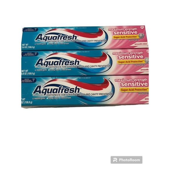 Aquafresh | Pants & Jumpsuits | Aquafresh Max Strength Sensitive Sugar ...